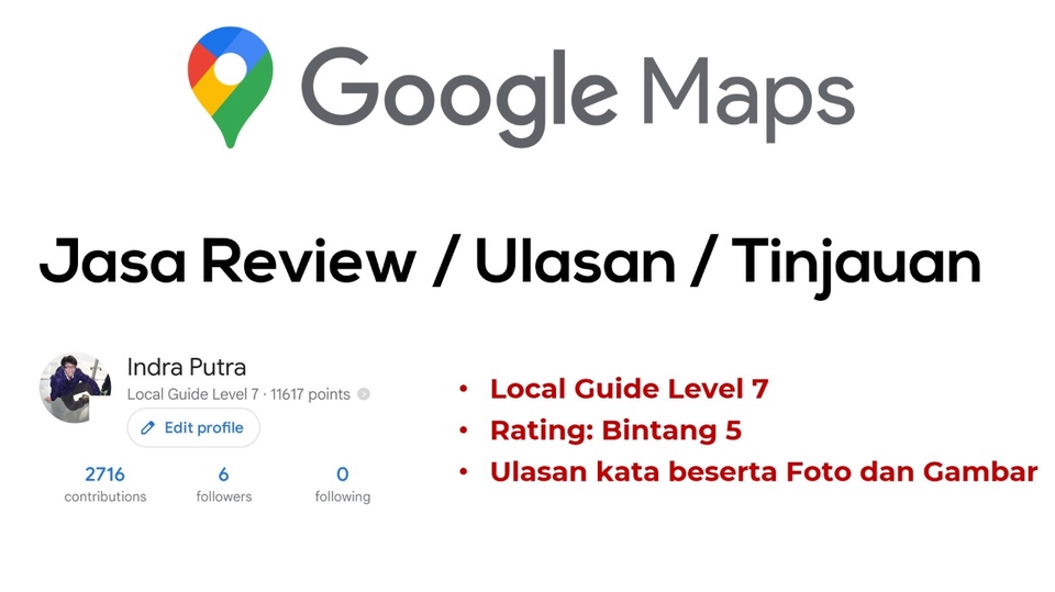 Jasa Review Google Maps Ulasan Tinjauan Bintang 5