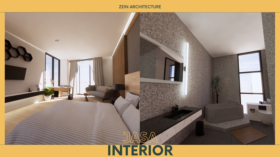 Jasa Interior 3D model dan render