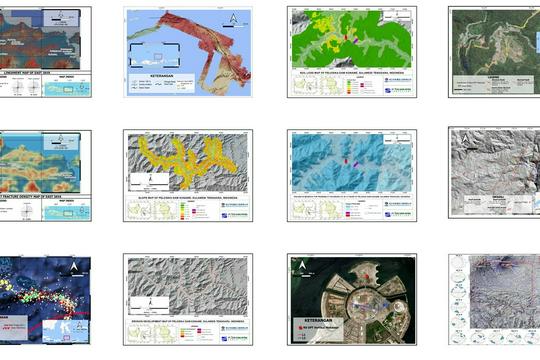 Pembuatan dan/atau Layouting Peta-Peta Geospasial