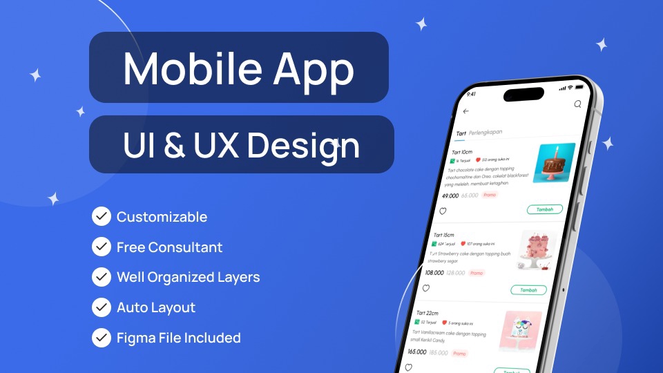 Desain UI/UX untuk Mobile App Android/iOS