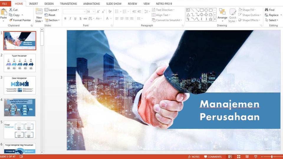 Presentasi tugas sekolah, kuliah dan kantor