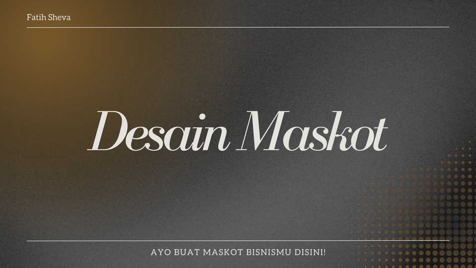 Desain Maskot Unik dan Menarik untuk Brand Anda