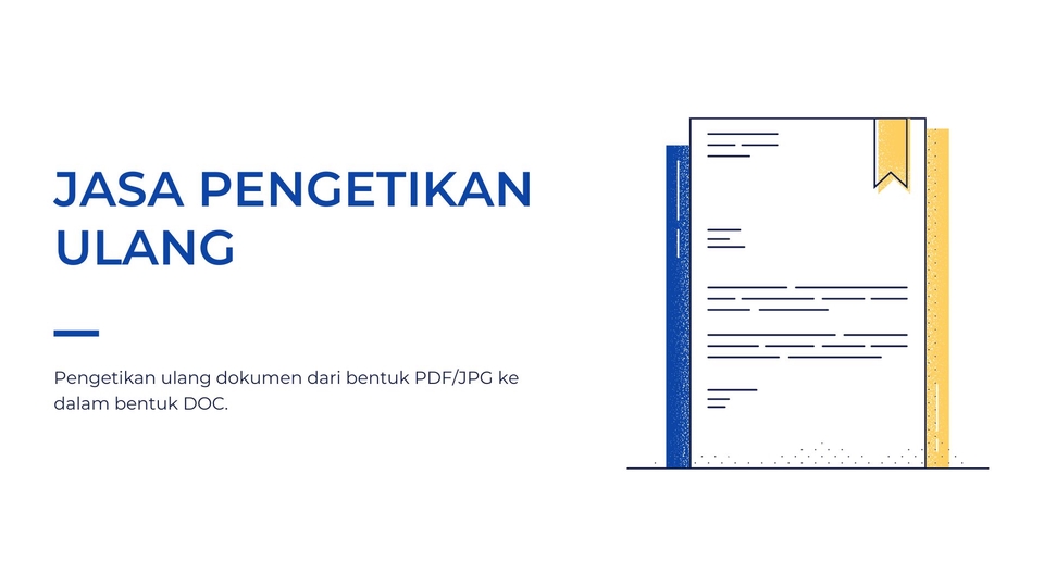 Pengetikan Cepat dan Rapi PDF, JPG, dan tulisan tangan ke DOC