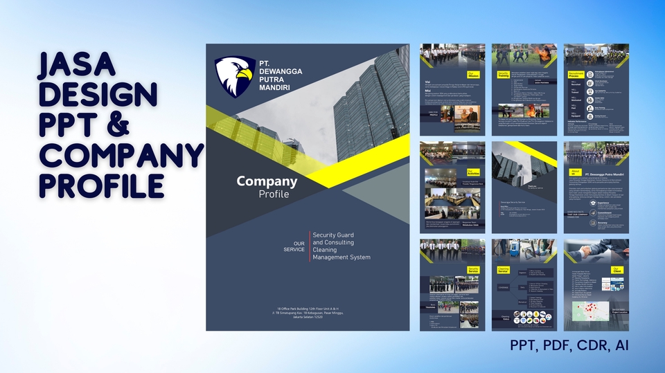 Desain dan Layouting Company Profile, Cepat, Murah dan berkualitas