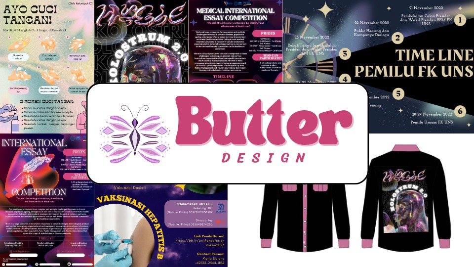 Desain Poster atau Flyer Aesthetic dan Kekinian