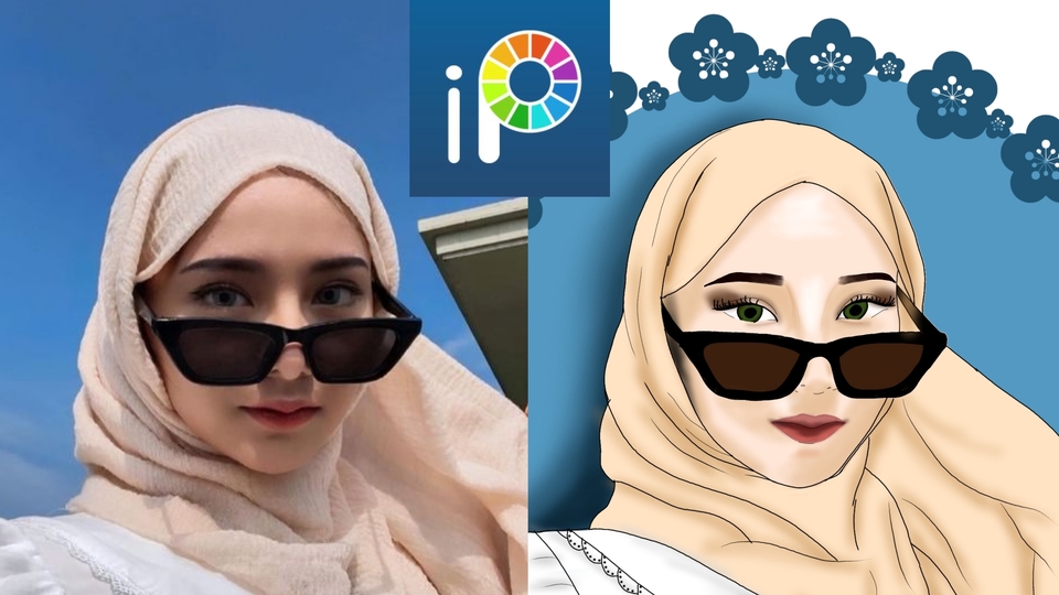 EDIT FOTO JADI KARAKTER ANIMASI 1 HARI JADI