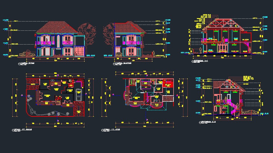 Draft cad (gambar kerja)
