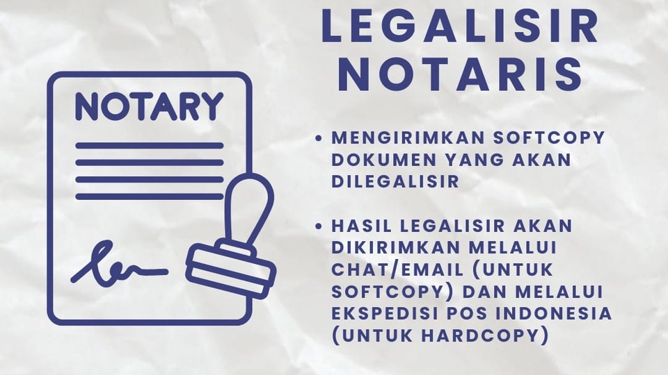 Legalisir dokumen oleh notaris