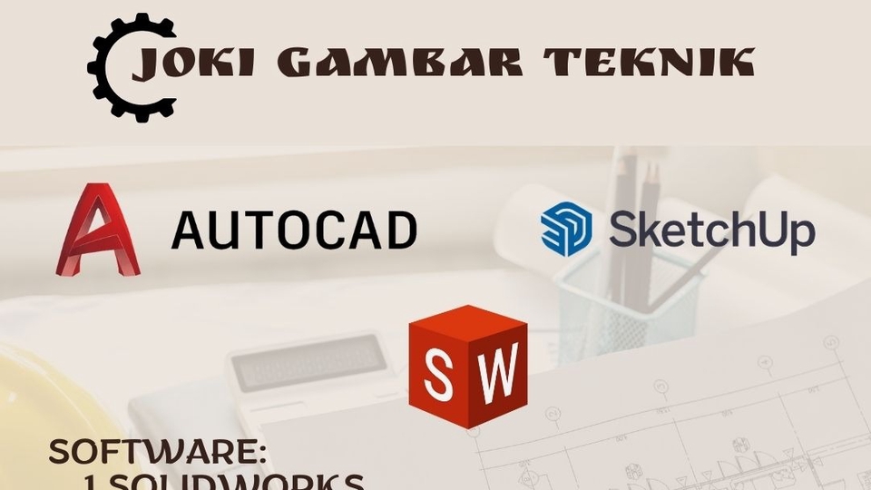Gambar Teknik Sofware SolidWork Premium 2021