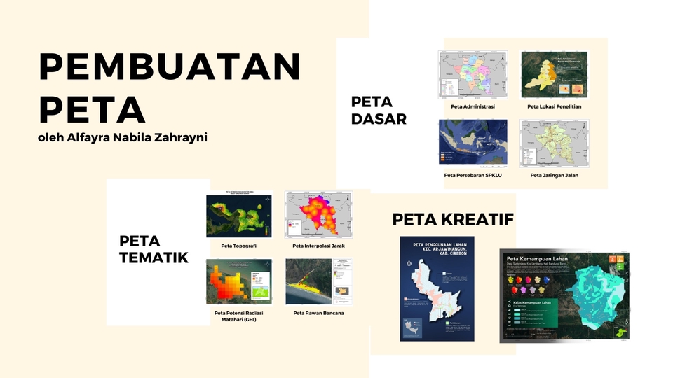 Jasa Desain Pembuatan Peta | Layouting Peta | Pengolahan Data Geospasial