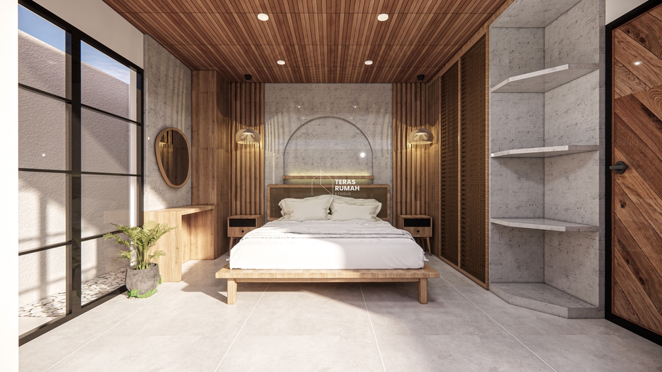 DESAIN INTERIOR + GAMBAR KERJA + RAB