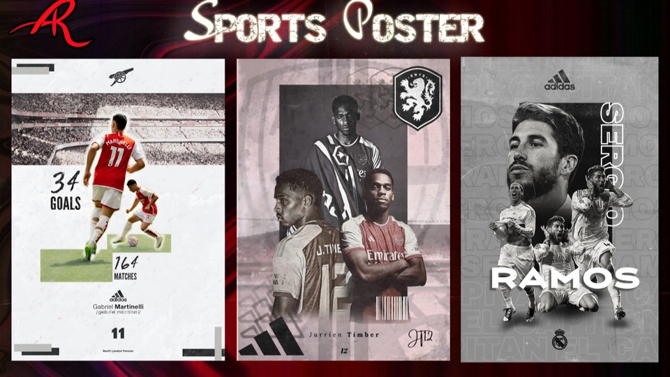 Design Poster Sepak Bola (Football)