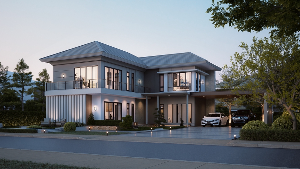 Render 3D perspective [exterior] & [Interior]