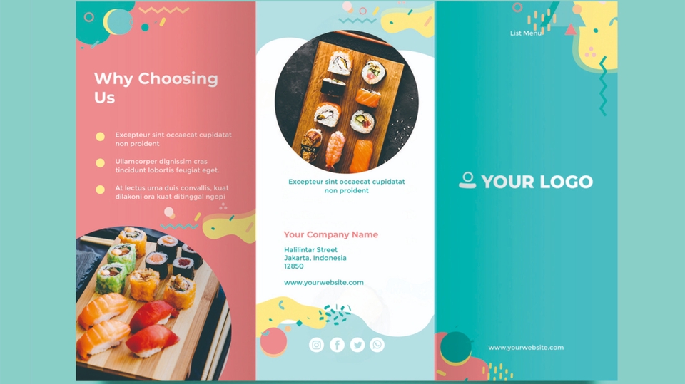 Desain Banner, Brosur, Pamflet, dan Desain Lainnya