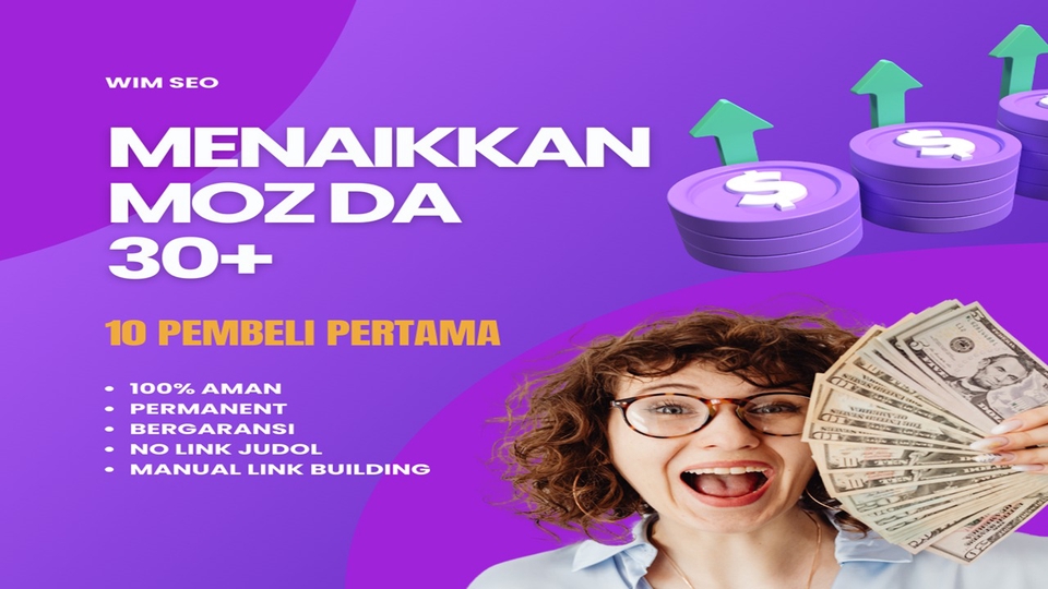 Menaikkan Moz DA 30 + Promo Untuk 10 Pembeli Pertama