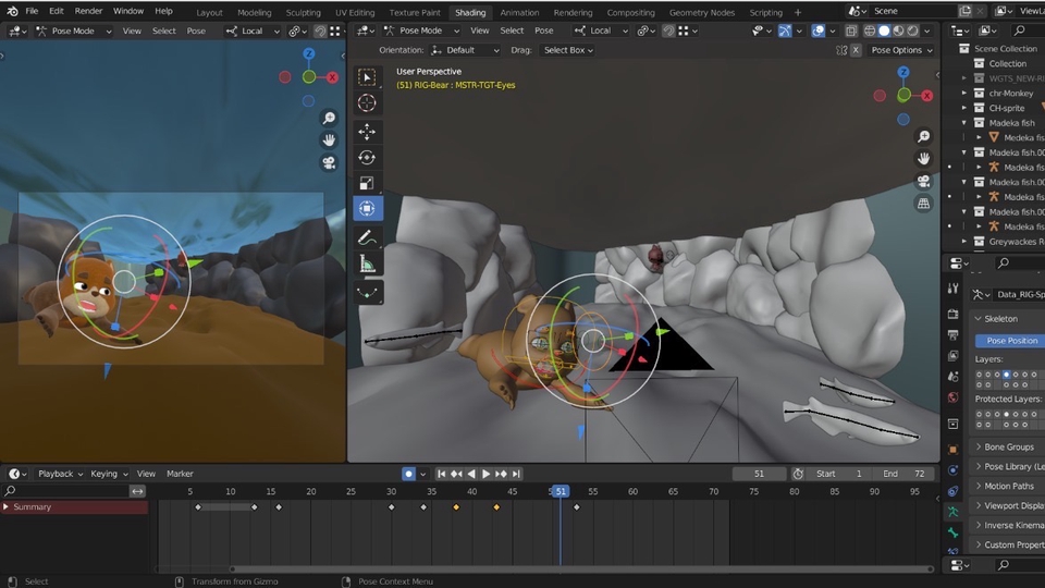 Freelance 3D Animator: Walk Cycle, Run Cycle, Animasi Sederhana