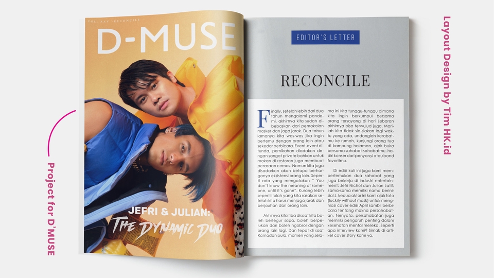 Format Layouting Magazine, Majalah, Buletin