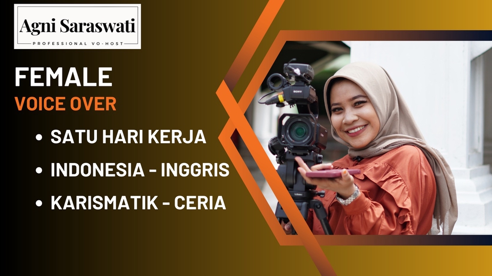 Voice Over Profesional Wanita Indonesia - Inggris | Fast Response ...