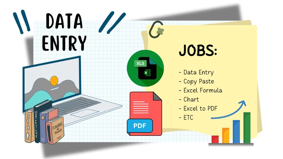 Ms. Excel (Data Entry, Formula, Chart, dll)