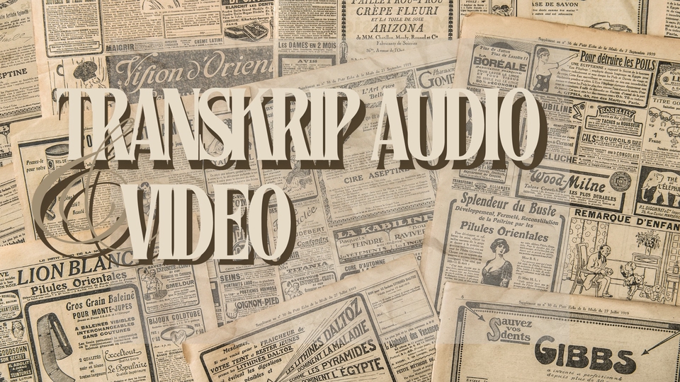 TRANSKRIP VIDEO DAN AUDIO