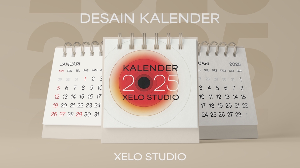 Desain Kalender 2025 Custom & Eksklusif untuk Bisnis dan Pribadi