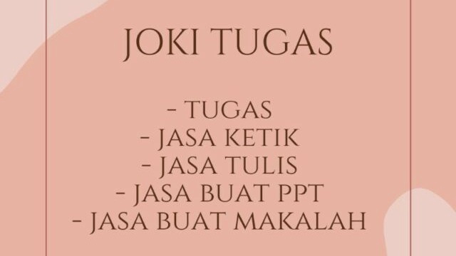 Joki Membuat PPT dari semua jenjang pendidikan