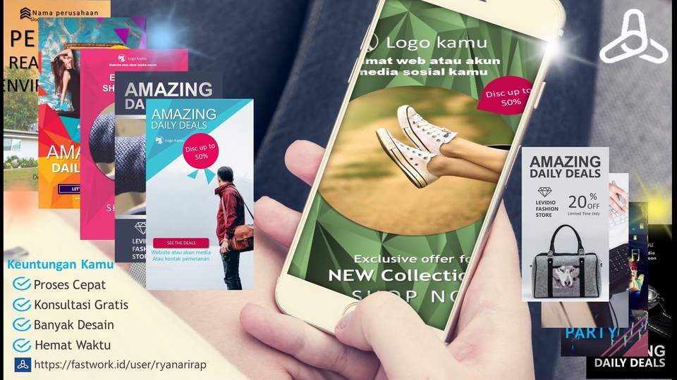 Desain Foto Konten untuk Sosial Media & Online Shoop (Sosial Media ...