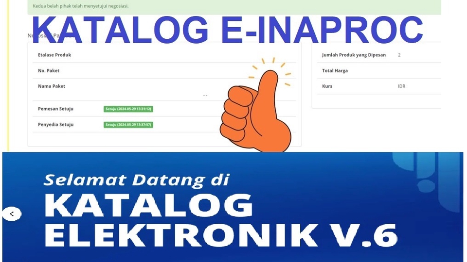 JASA HANDLE PAKET E-PURCHASING DI E-KATALOG LKPP V5 DAN KATALOG INAPROC V.6