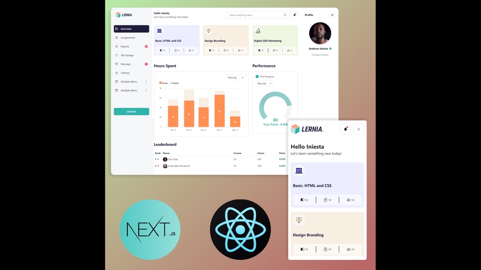 Jasa pembuatan website dengan reactjs / nextjs