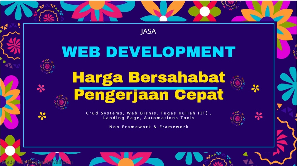 Jasa Pembuatan Program Web CRUD PHP Native & Framework