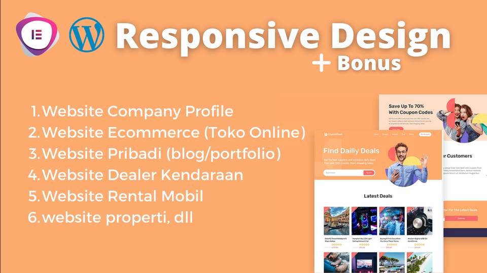 Jasa Pembuatan Website Wordpress dan Elementor - Responsive Design Plus ...