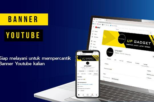 DESAIN BANNER YOUTUBE PREMIUM