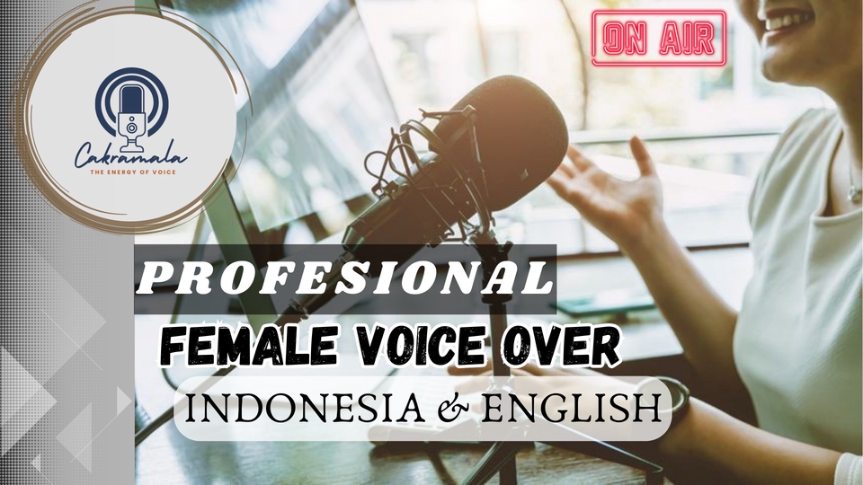 Cakramala - The Energy of Voice : Specialist VO Suara Wanita