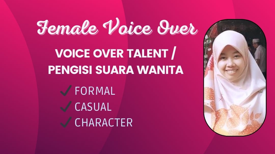 Jasa Pengisi Suara/ Voice Over/ Dubbing Profesional (Cepat dan Terjangkau)
