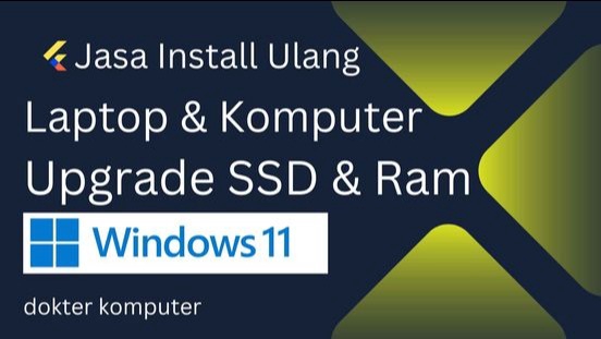 Jasa Install Ulang Laptop dan Komputer Berbagai Macam Merk dan Tipe