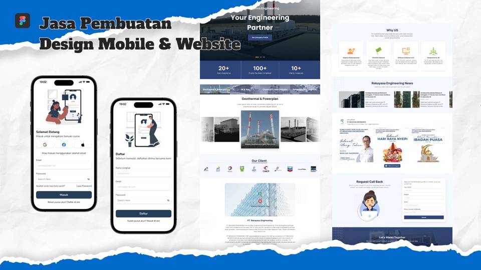 Design Mobile App & Website Menggunakan Figma