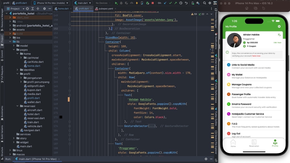 Flutter Developer (Android, Ios, Web)