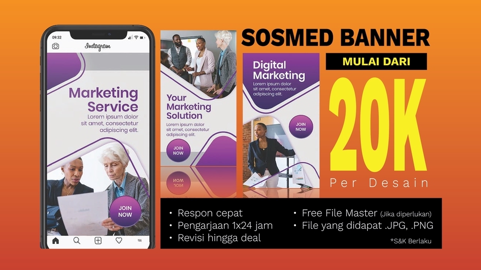 Desain Banner sesuai kebutuhan