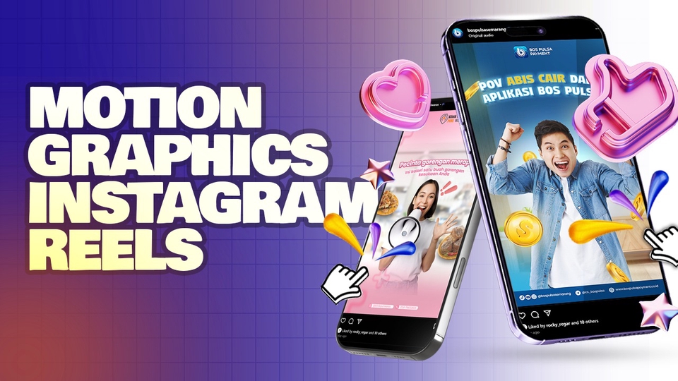 Video Motion Graphic Sosial Media – Khusus untuk Feed, Reels, & Story Brand Anda