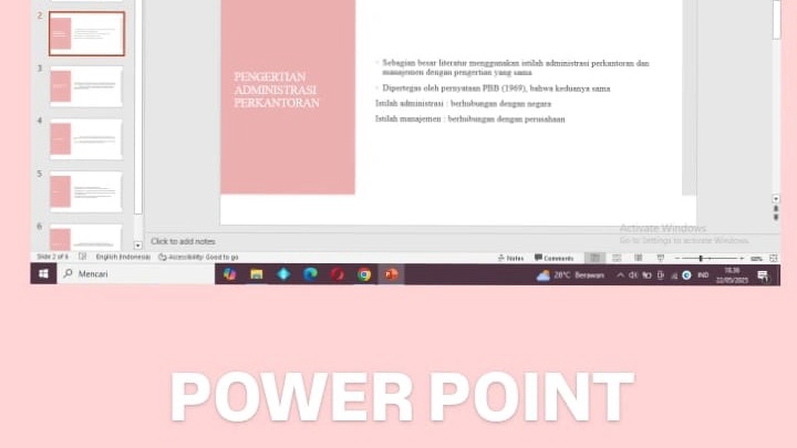 MEMBUAT PRESENTASI POWER POINT