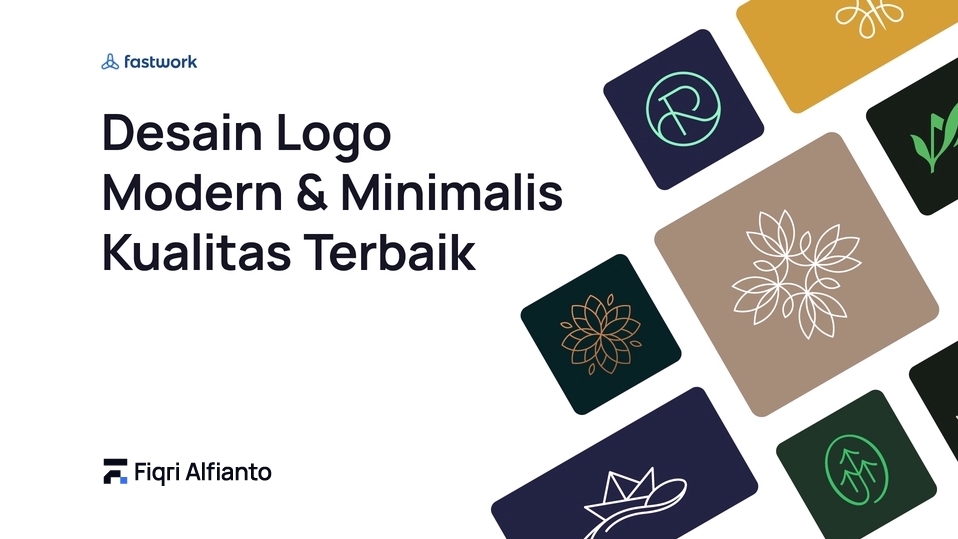 Desain Logo Simple, Modern, & Minimalis Kualitas Terbaik