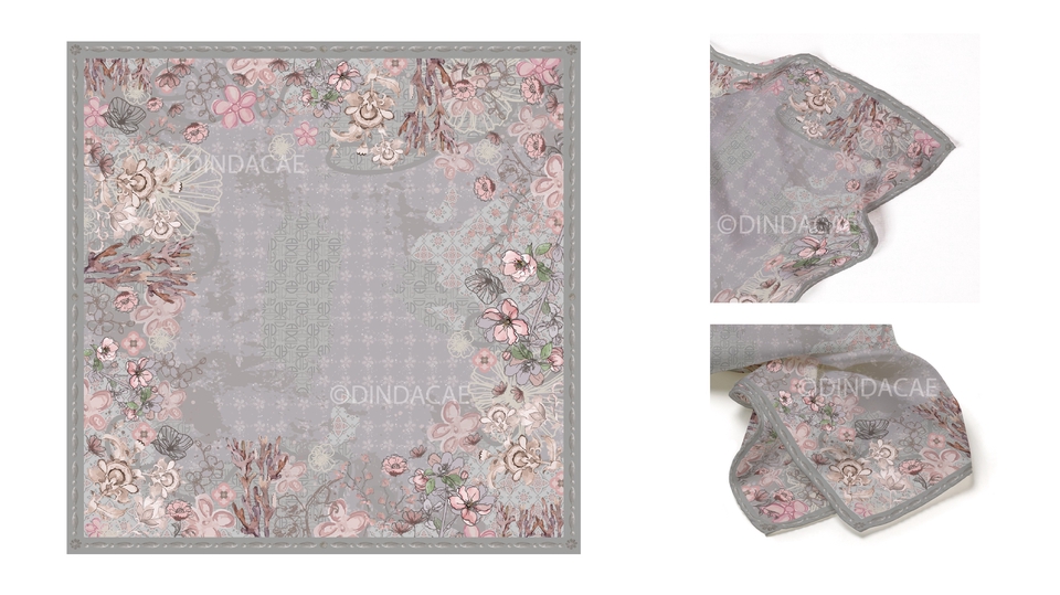 DESIGN SCARF / DESAIN HIJAB / KERUDUNG