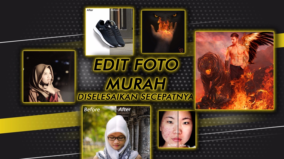 Editing Foto MURAH mulai Rp.20.000, CEPAT,