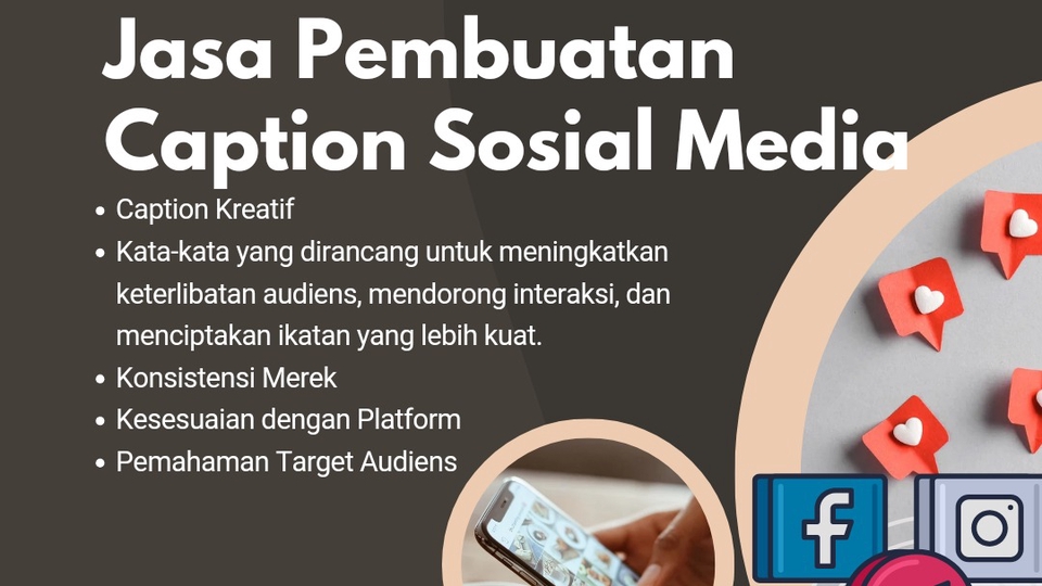 Pembuatan Caption Sosial Media