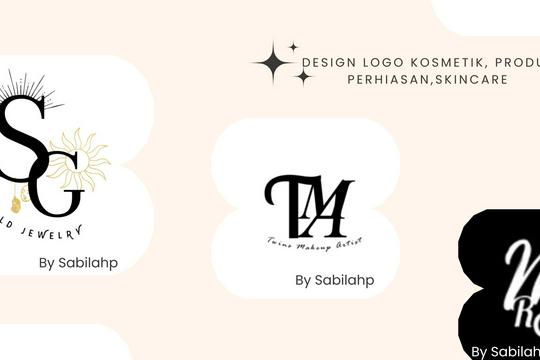 Desain logo kosmetik, skincare, dan produk lainnya