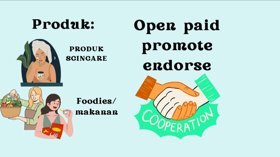 Open review produk kecantikan & produk makanan