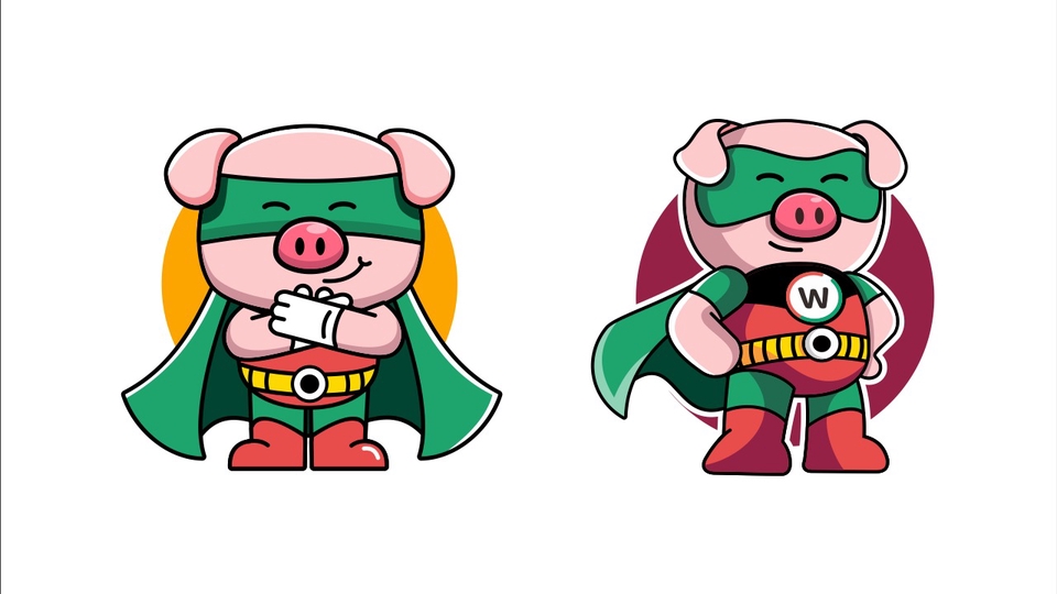 Desain Logo Maskot dan Karakter