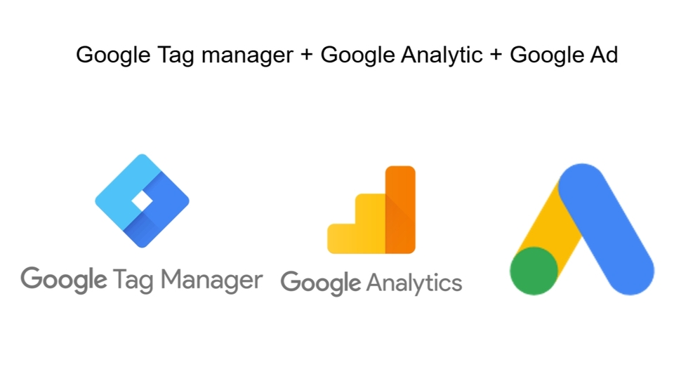 วางระบบ Google Tag manager, Google Analytic, Google Ad, Google Shopping ...