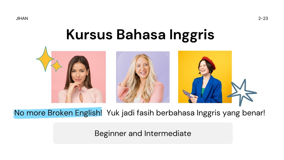 Kursus Bahasa Inggris sampai bisa! ALL in ONE