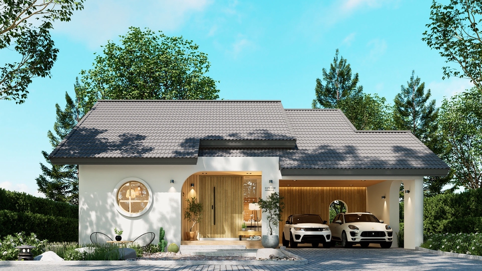 3D Perspective exterior and interior